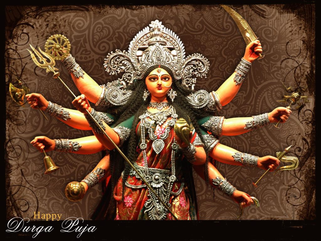 {Navratri 2020} Durga Puja – Navratri Decoration | Aarti Thali ...